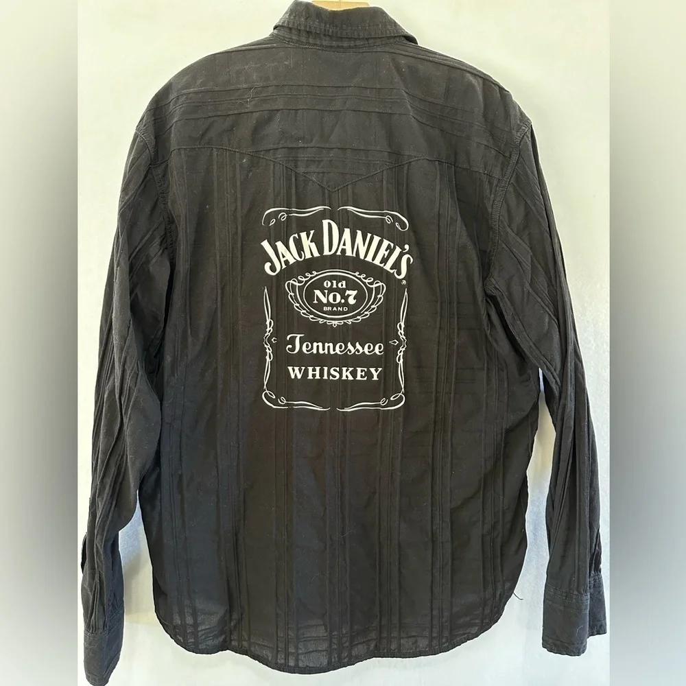 Jack Daniels | Shirts | Jack Daniels Old No 7 Pearl Snap Cowboy Western ...